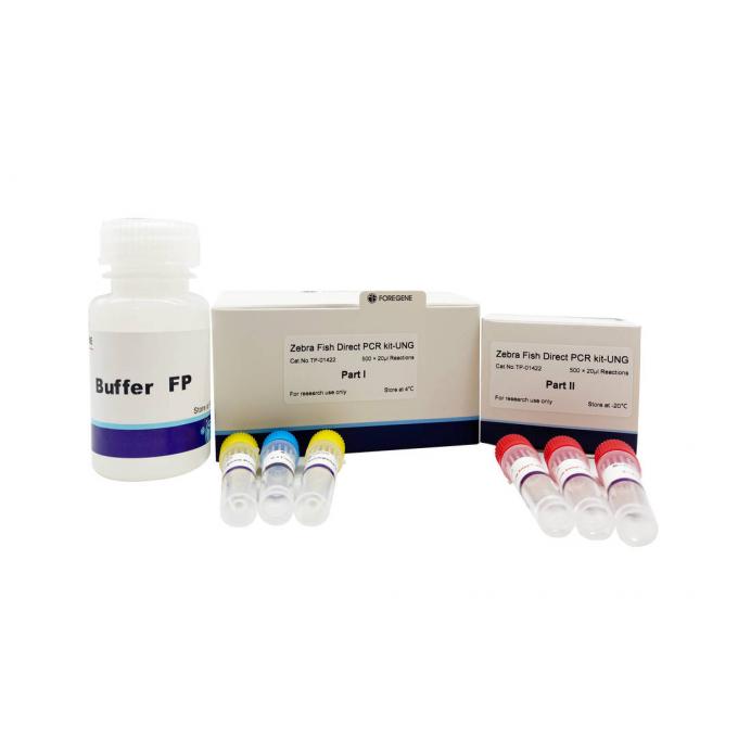 Biologi molekuler reagen PCR Zebra Fish Direct PCR Kit dengan UNG tanpa ...